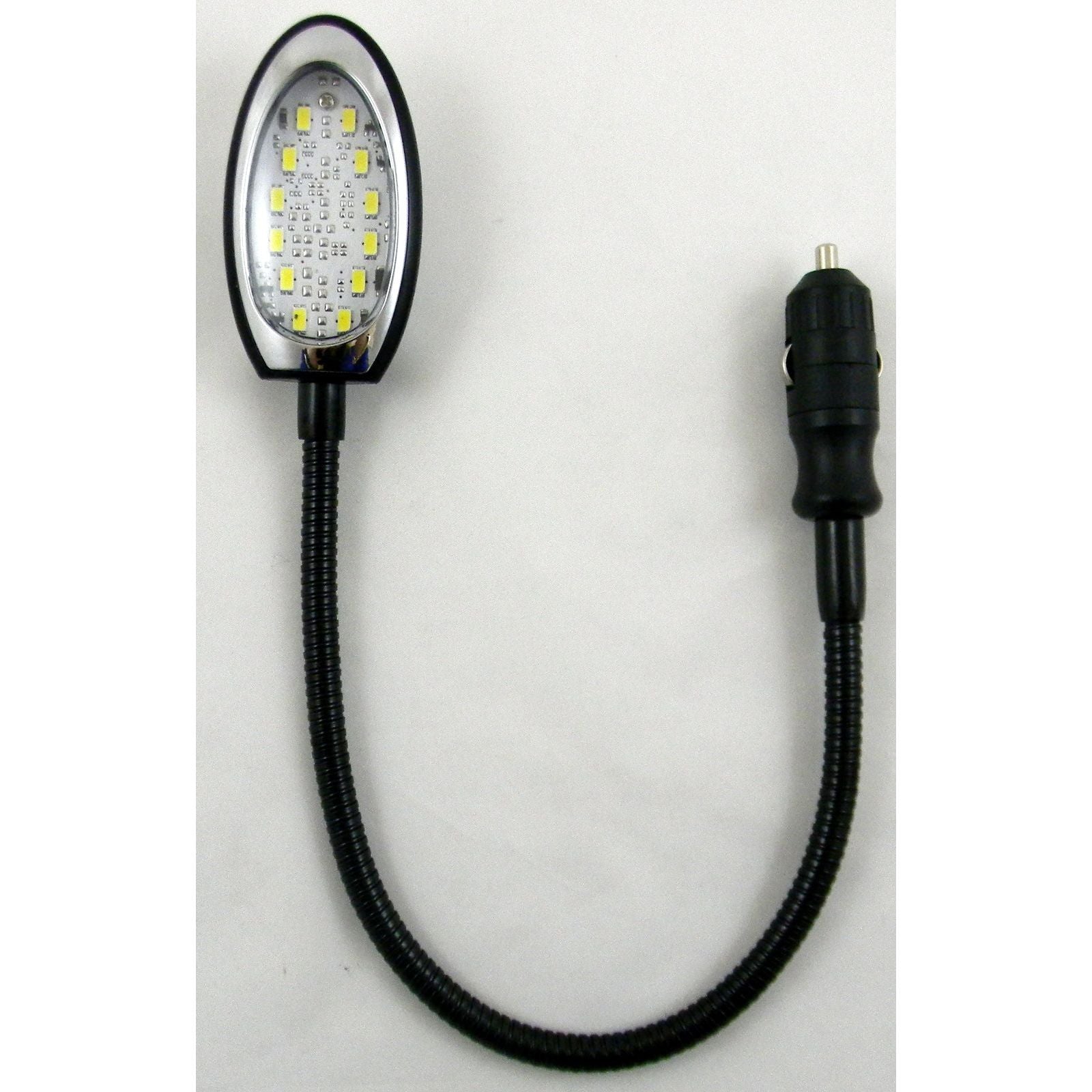 12V LED Map Light with Cigarette Plug | 2843