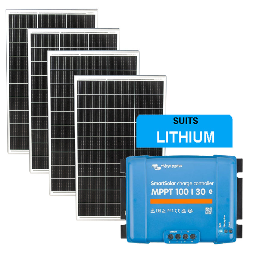 4 x 135W Solar Panels (1015x670x30mm) - High Output