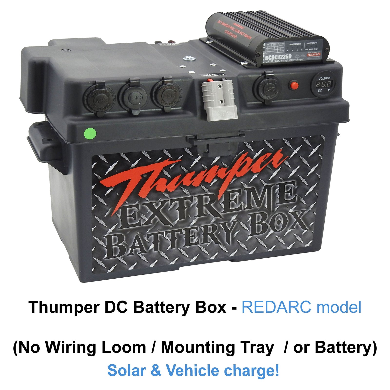 Thumper REDARC DC Battery Box 'Classic' model | Multi-Chemistry