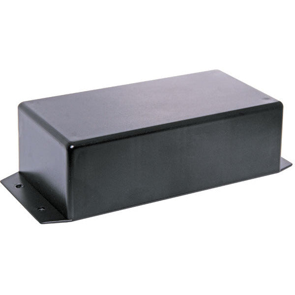 Blank Control Box - Empty Junction Black ABS Flanged Jiffy Box