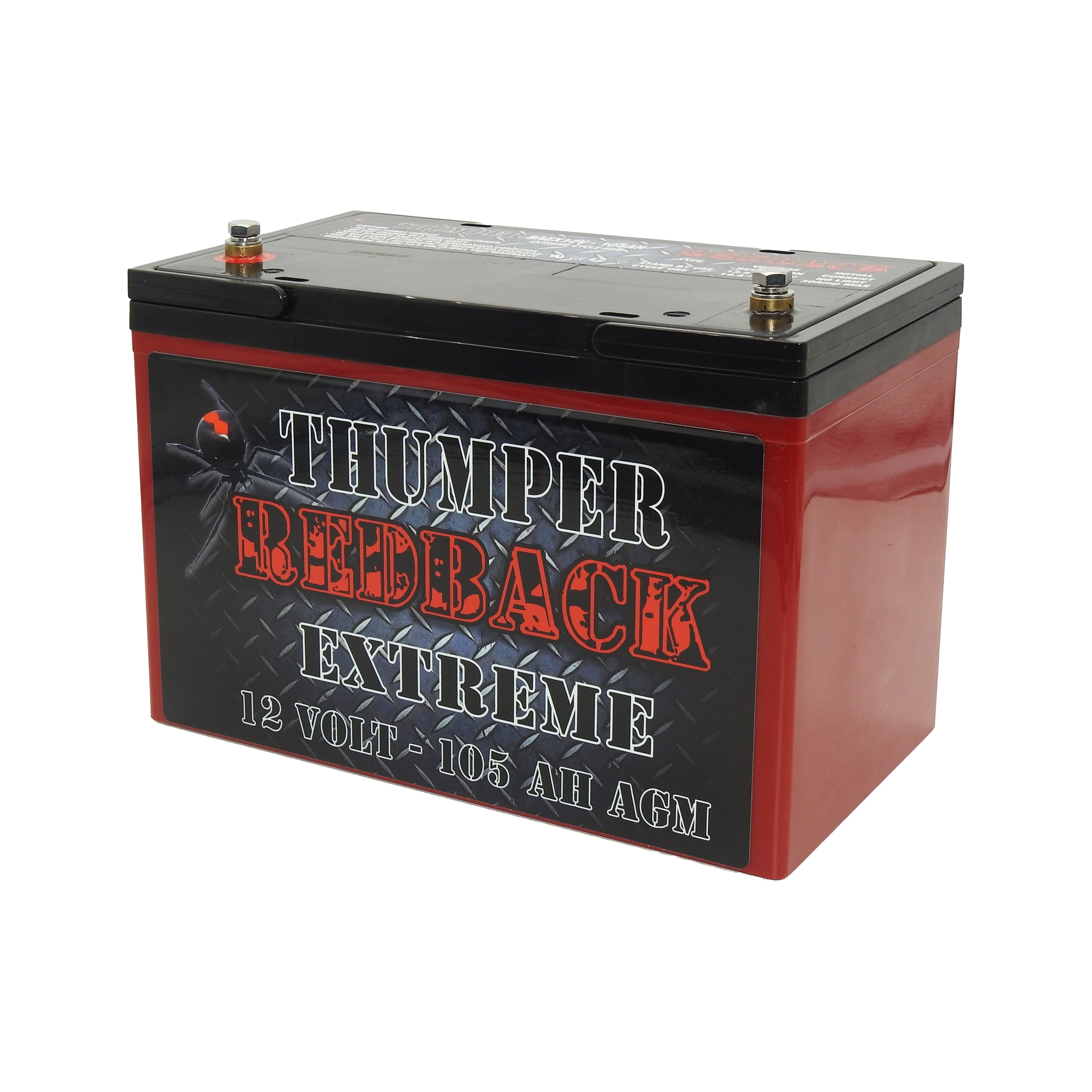 Thumper 12 Volt Extreme 105 AH AGM Battery Caravan or Motorhome