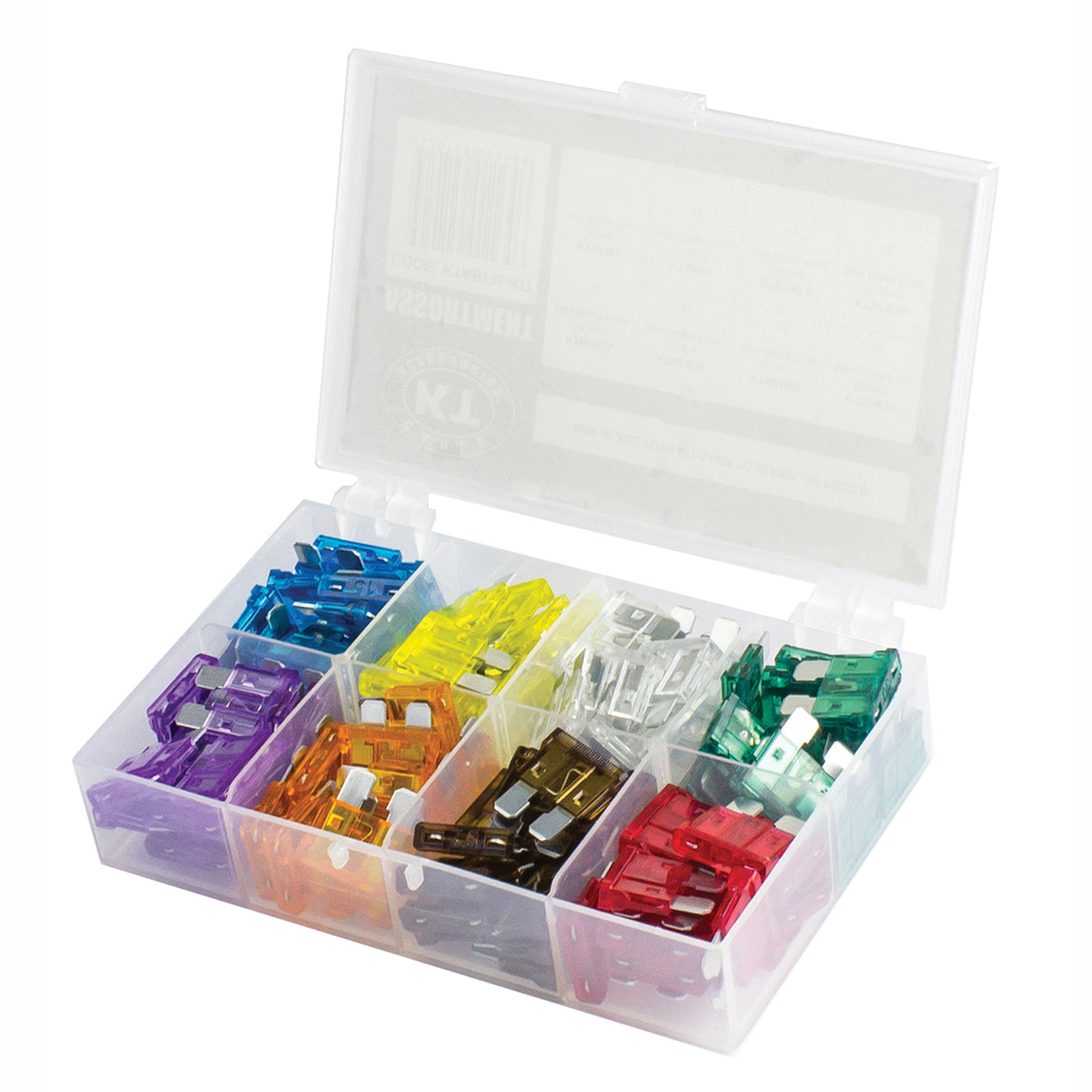 Bulk ATS Standard Blade Fuse Kit Assorted - 120 Pieces