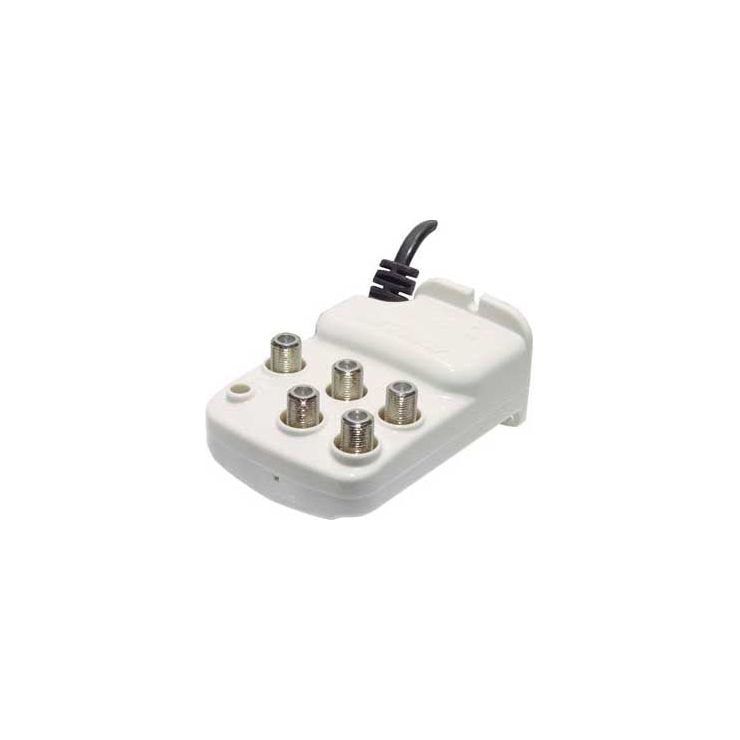 Kingray 4 Way MATV Booster Amplifier / Splitter F Type | SA164F