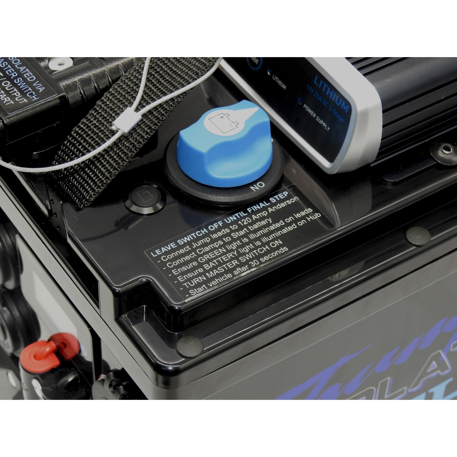 Thumper 100 AH Lithium Battery Hub with JUMP START & Bluetooth APP!