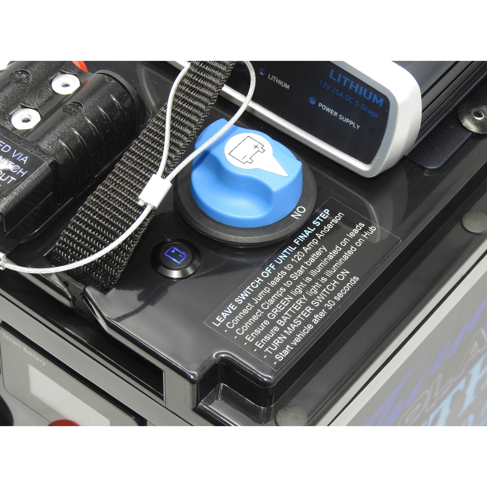 Thumper 100 AH Lithium Battery Hub with JUMP START & Bluetooth APP!