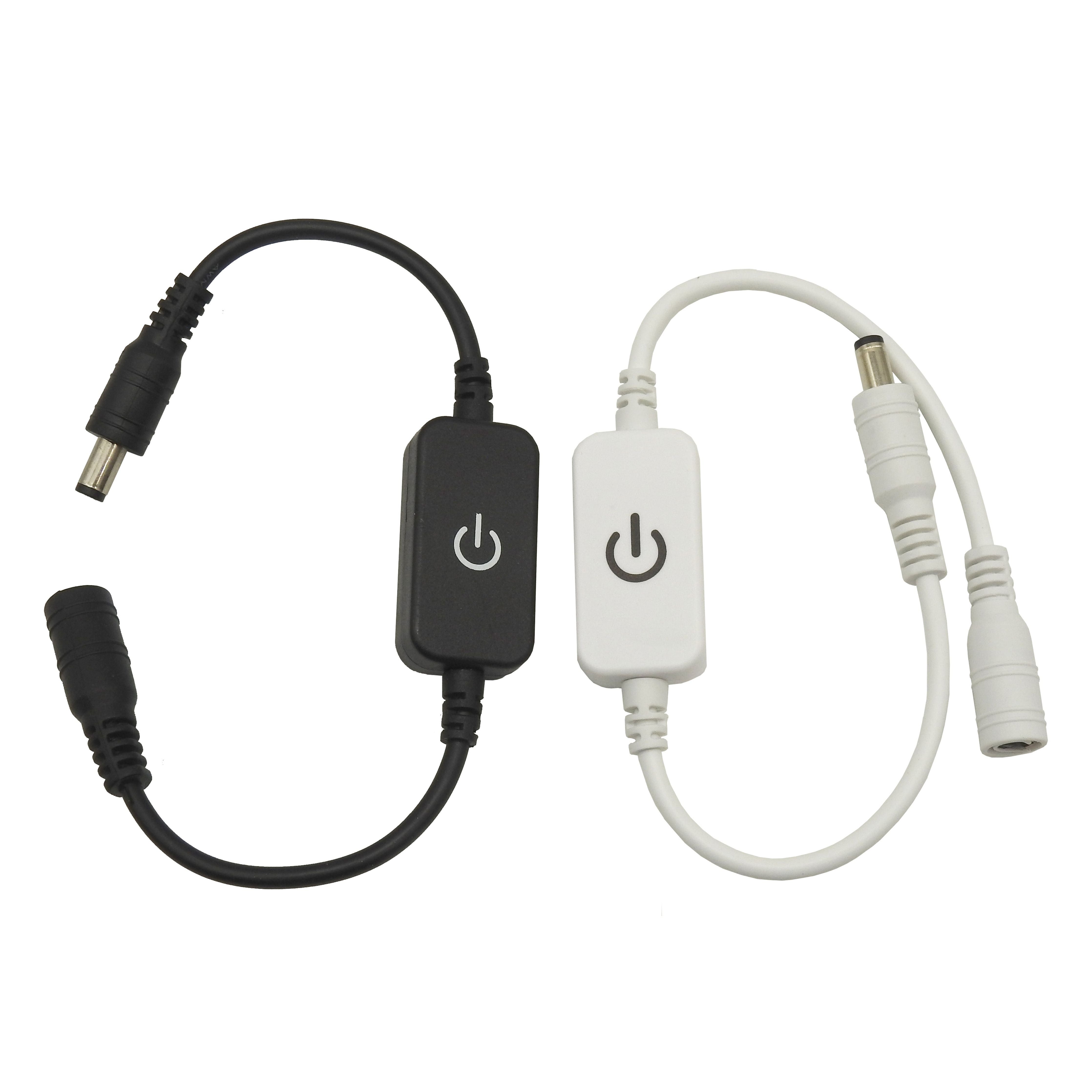 Waterproof LED Light Push button Dimmer 8 Amp Black or White | Dim-T-8