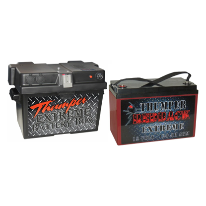 Thumper Battery Box - 120AH/105AH AGM Deep Cycle