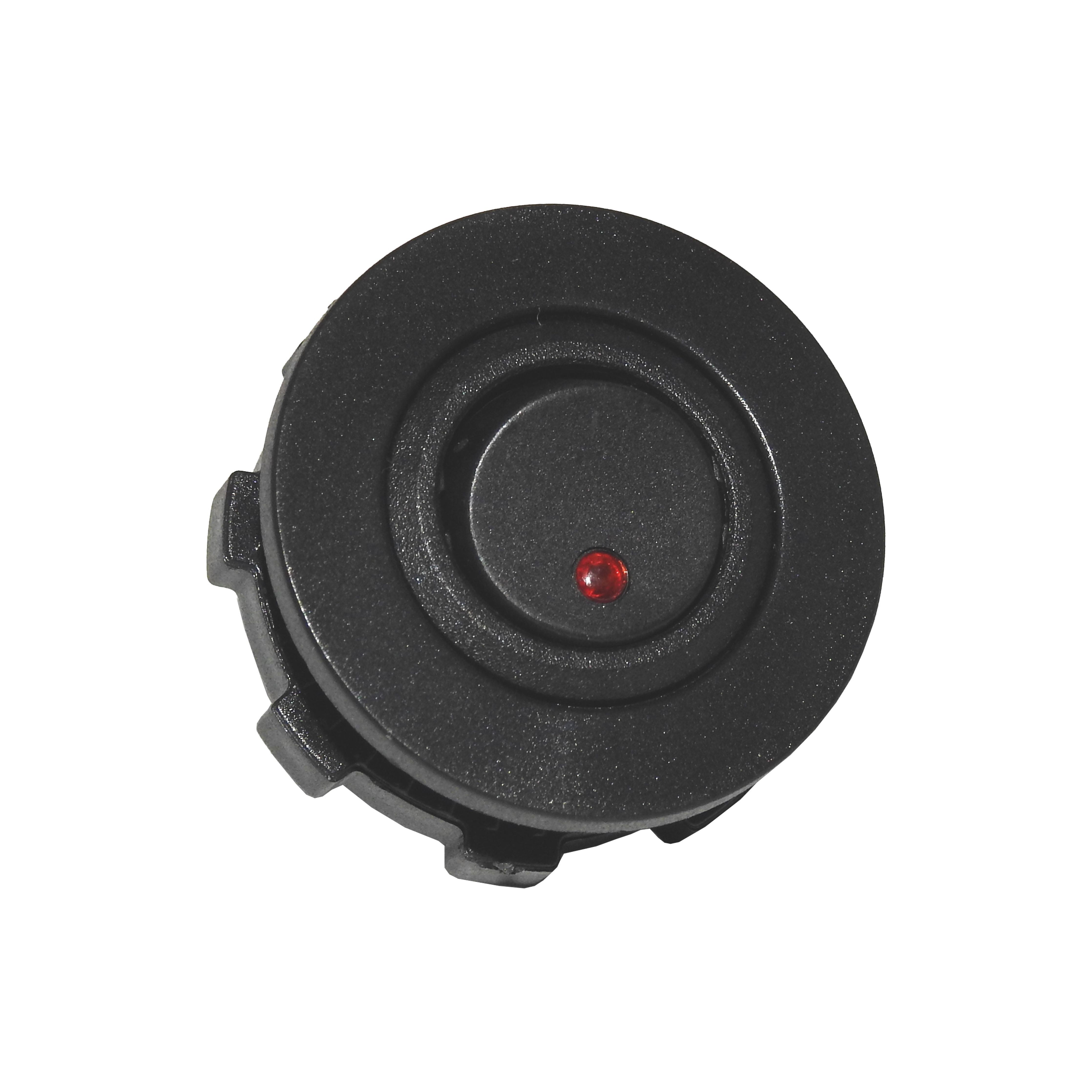 Panel mount round switch to fit within socket - suits domes, plates