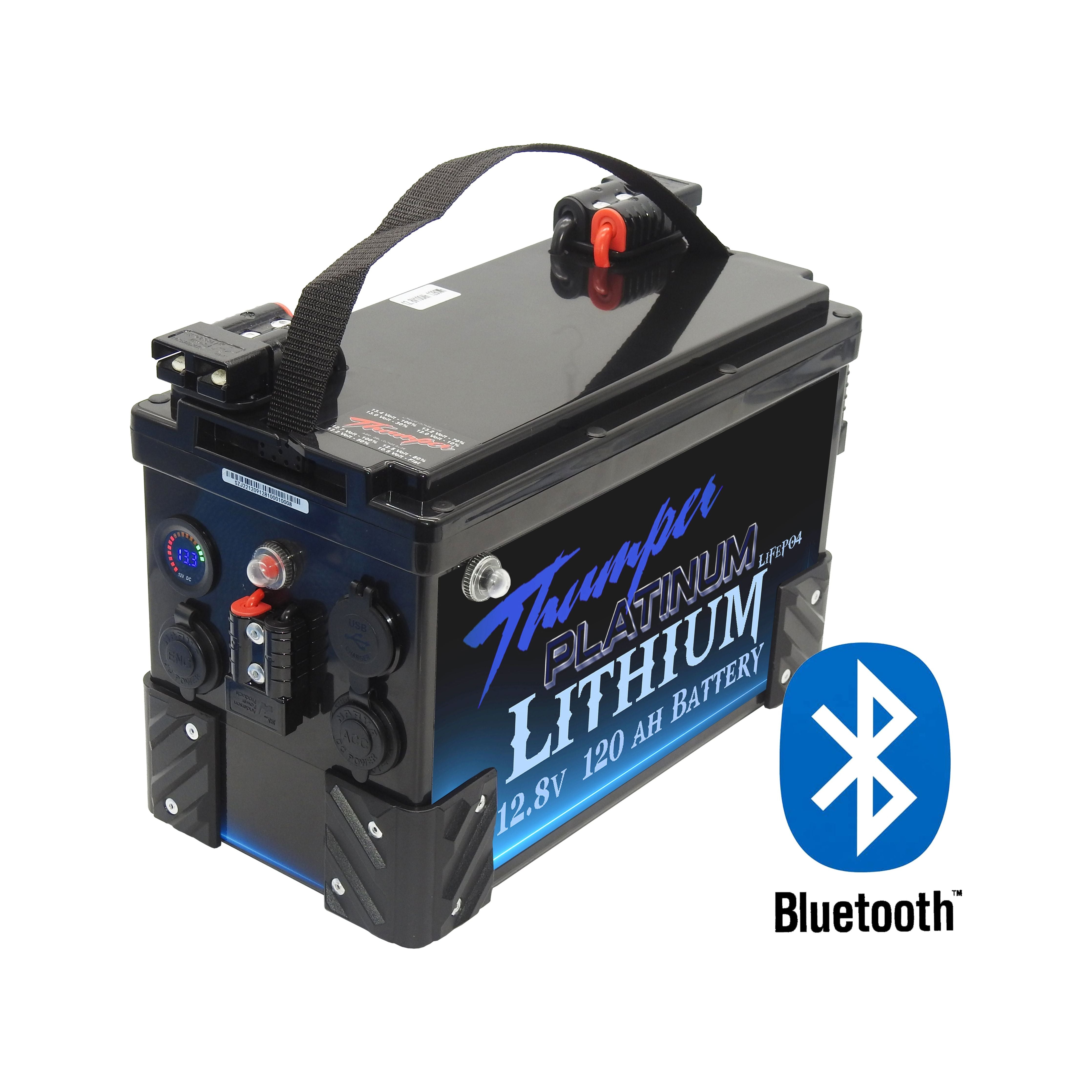 Thumper Lithium LiFePO4 Battery Hub 120 AH Master Hub with sockets NO