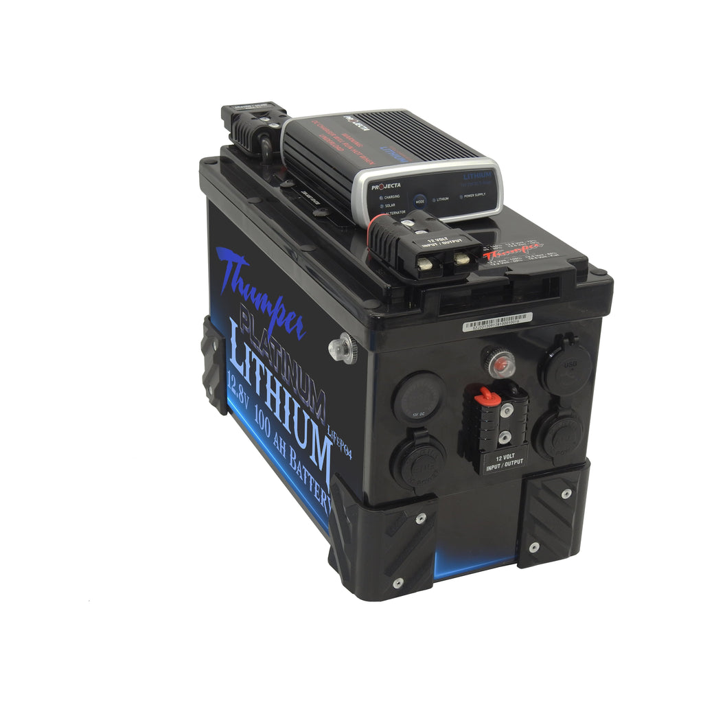 Thumper Lithium LiFePO4 Battery Hub 100 AH Projecta IDC25L Bluetooth