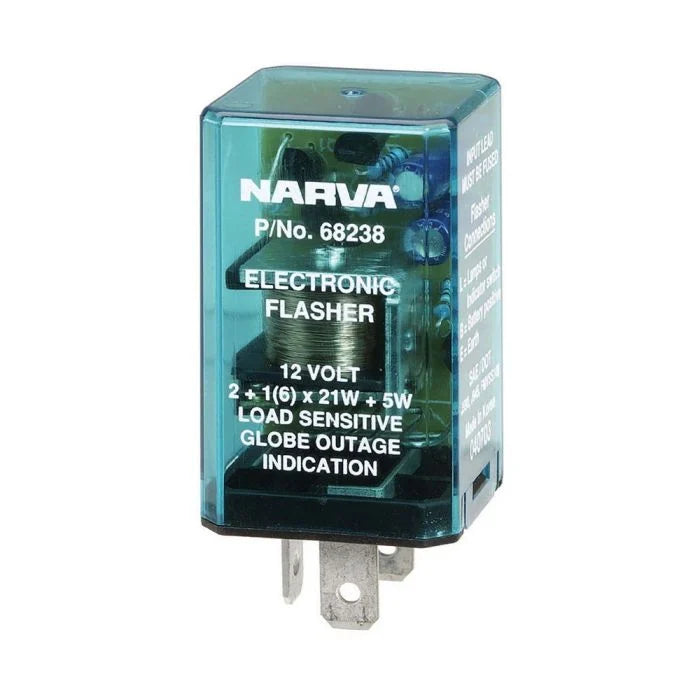 Narva 12 Volt 3 Pin Electronic Flasher Relay | 68238BL