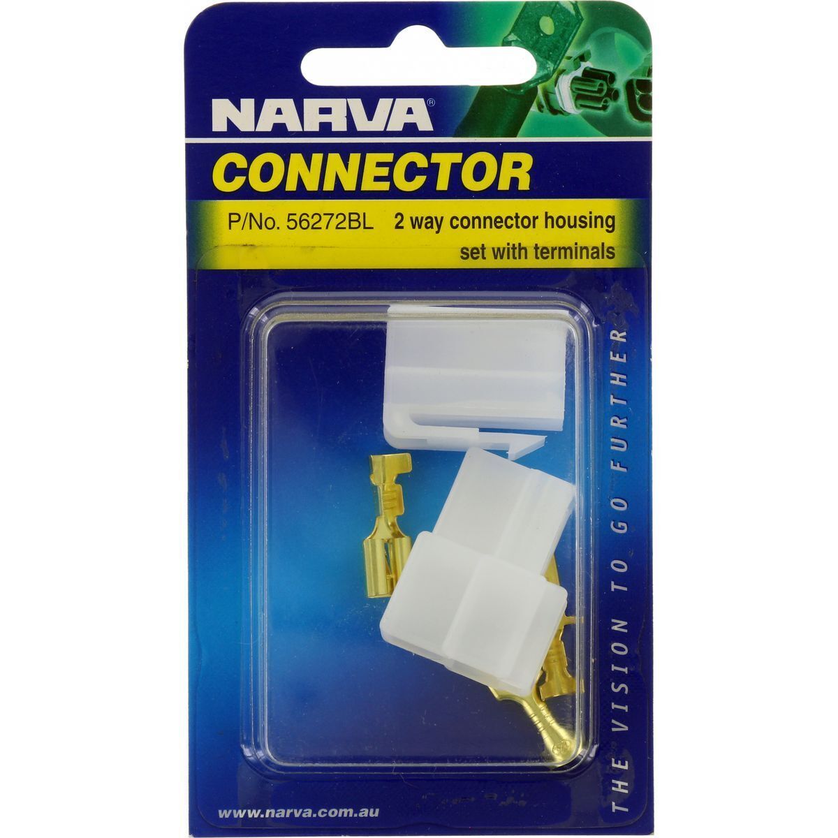 Narva 2 Way Male Quick Connector Housing | 56272BL