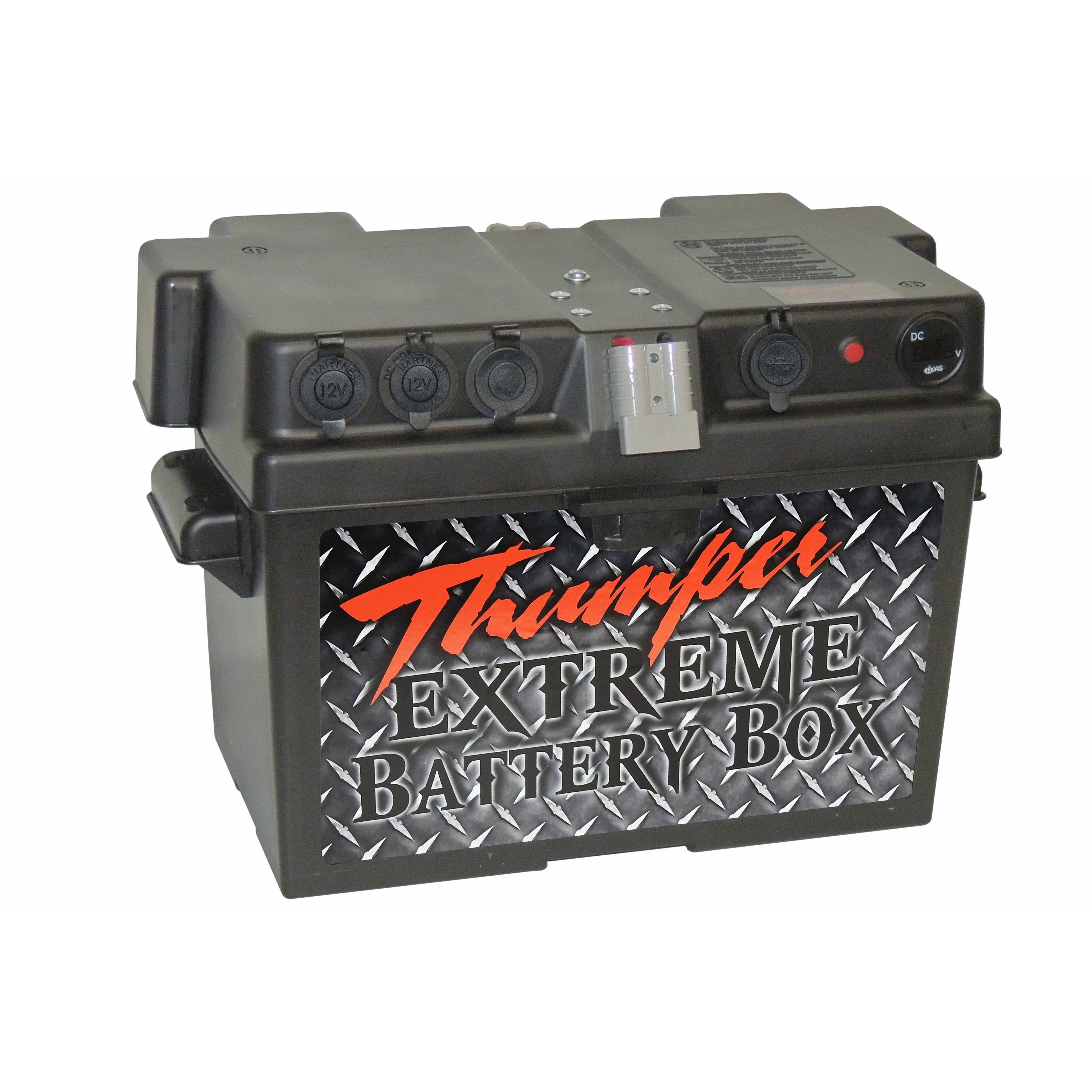 Thumper Battery Box - Quick connect lid Suits AGM and Lithium battery