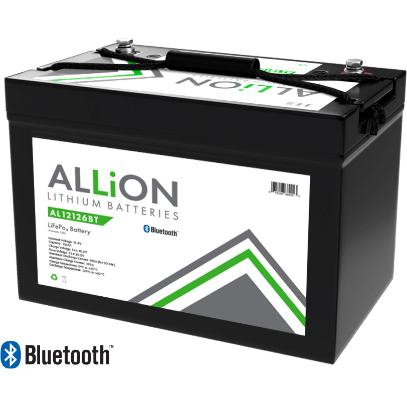 Allion AL12126BT Lithium LIFEPO4 Battery 126 AH with BLUETOOTH monitor