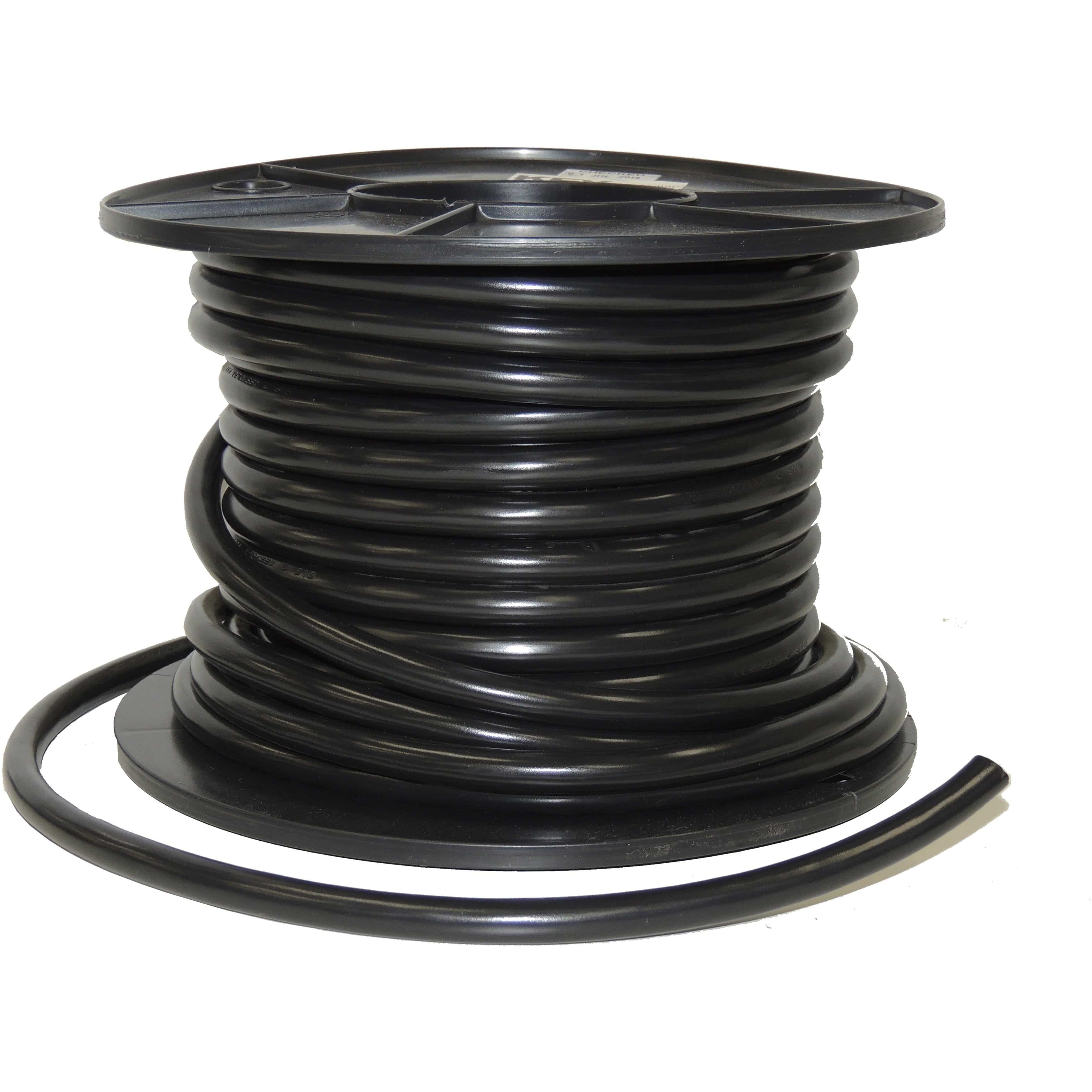 32mm 2B&S / 2AWG SINGLE Automotive cable - BLACK - rated to 190Amps co