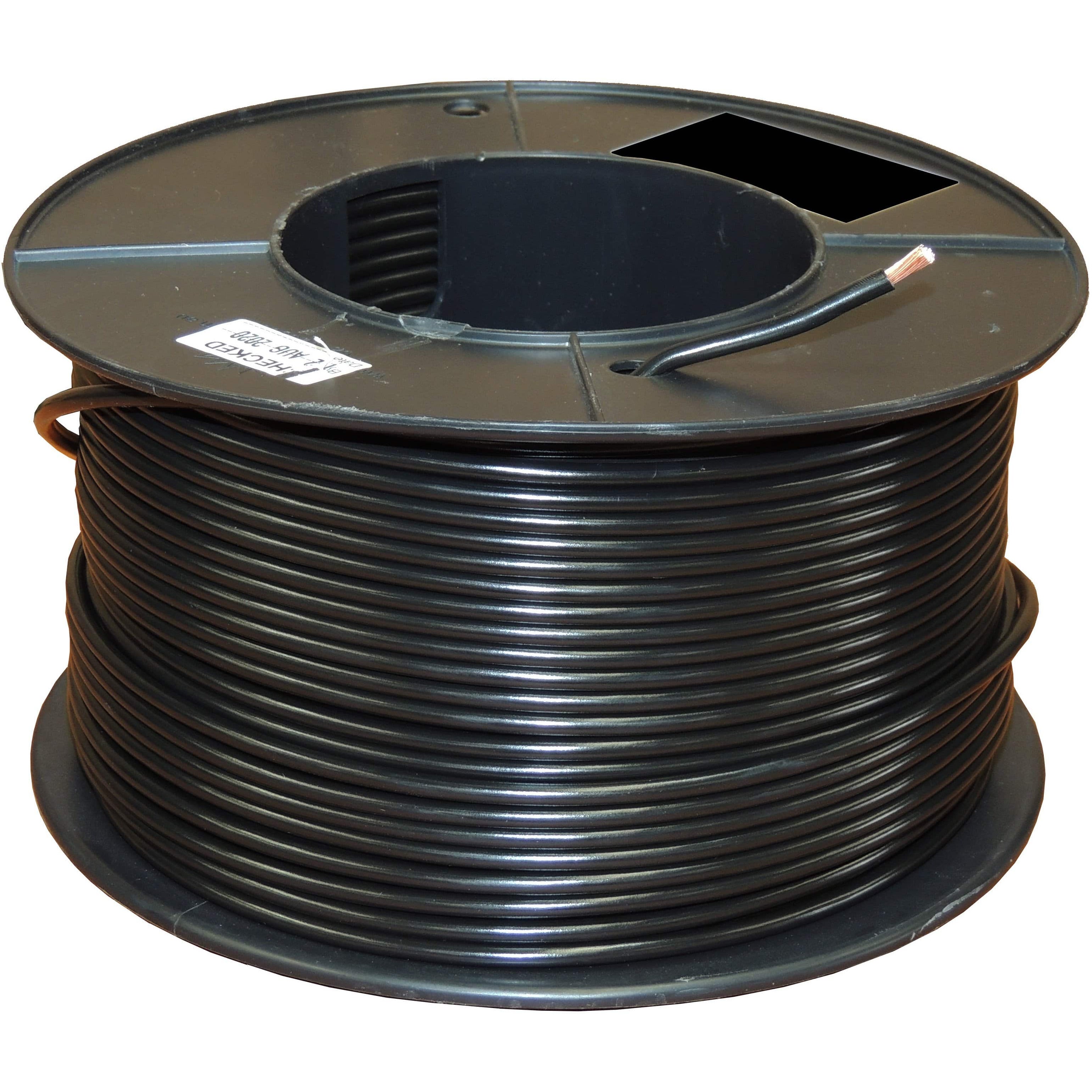 5mm SINGLE Automotive cable - BLACK - rated to 35Amps