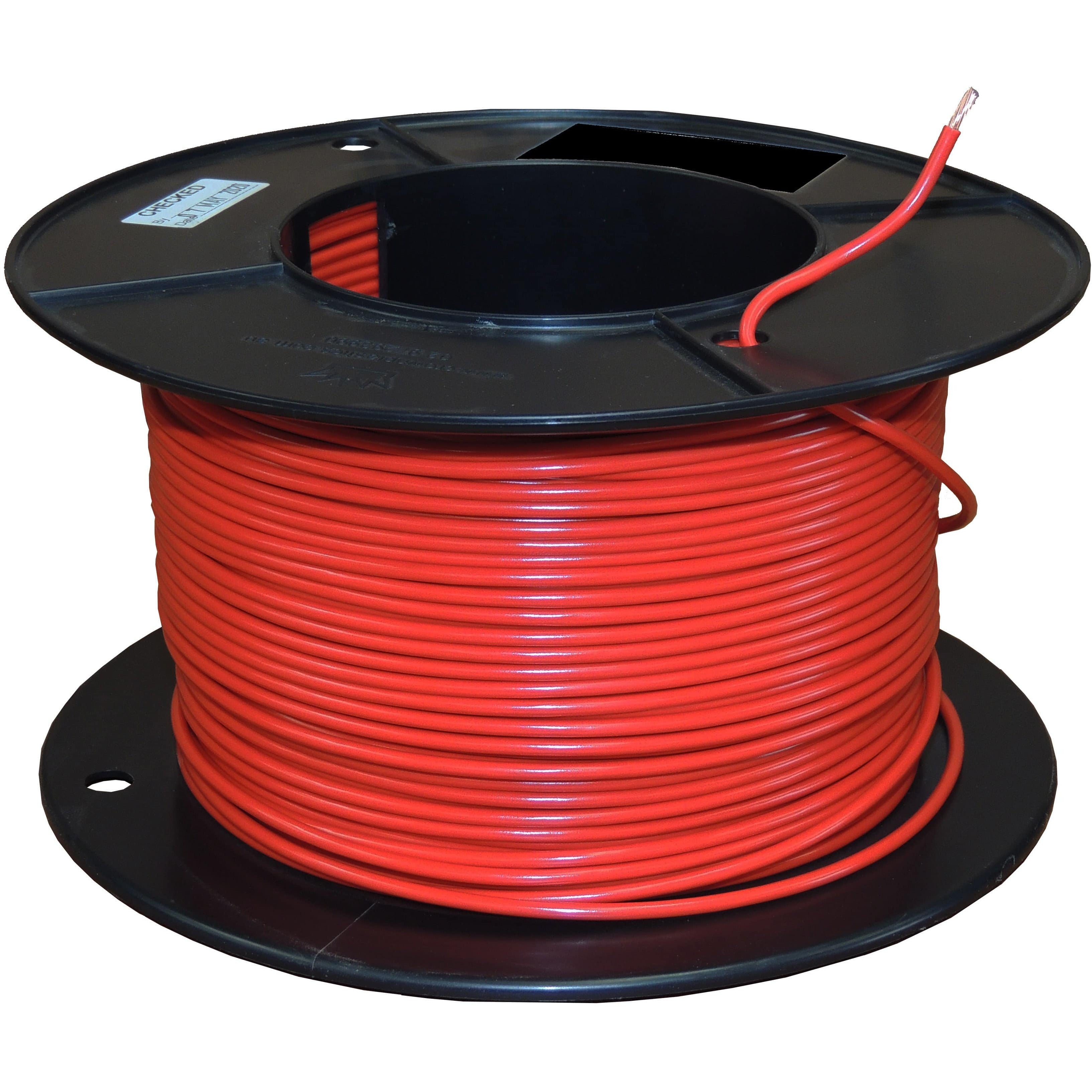 6mm SINGLE Automotive cable - RED - rated to 50Amps