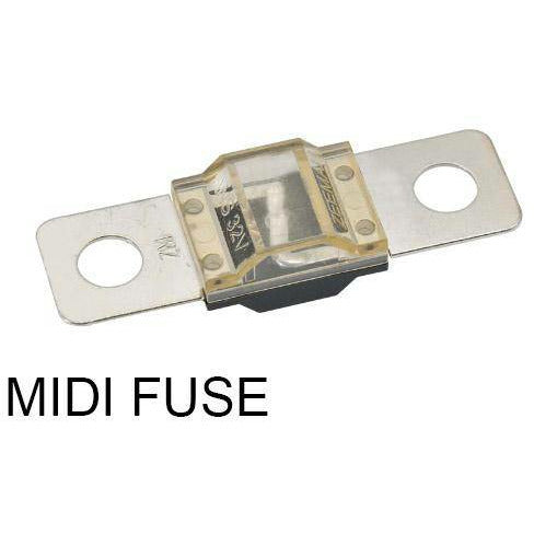 MIDI Fuse (suits MIDI or ANG/ANS Fuse Holder) - Various sizes availabl