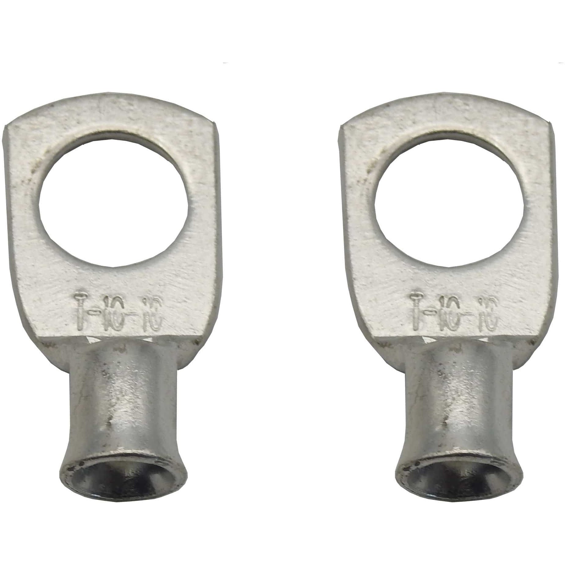 Copper lug 10mm x 10mm eyelet / ring terminal (1 x Pair)